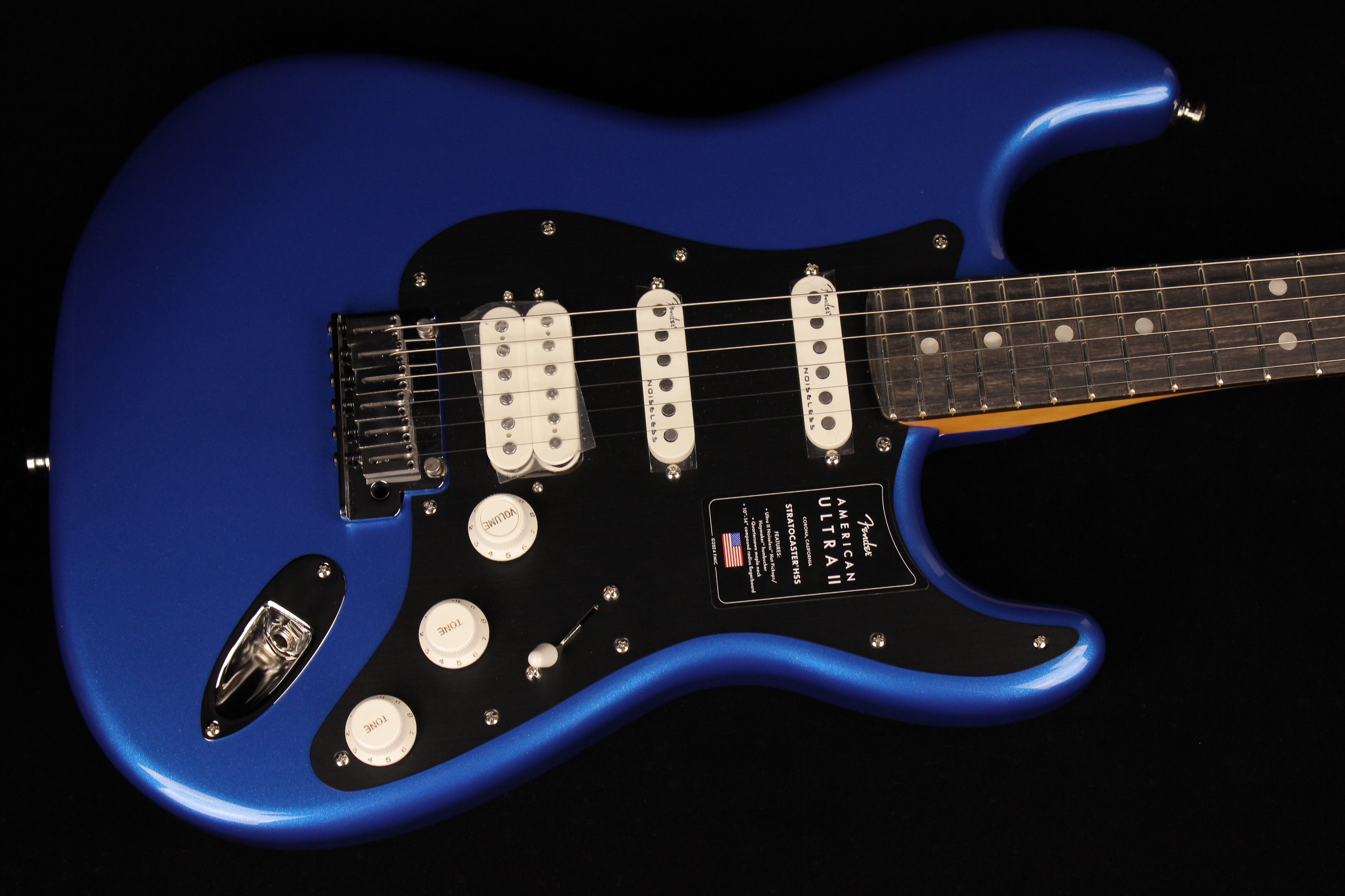 Fender American Ultra II Stratocaster HSS Noble Blue (SN: US240028562 ...