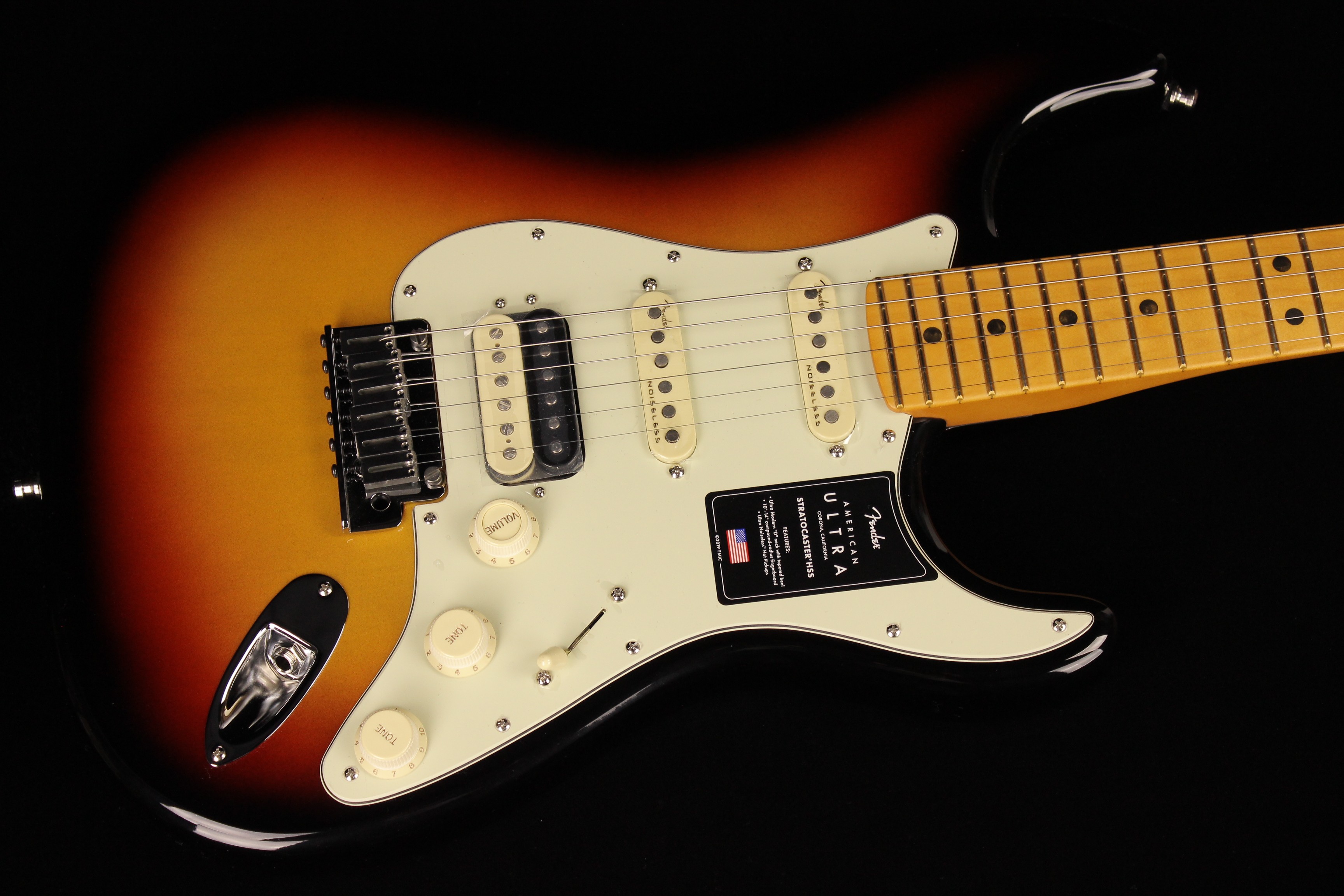 Fender American Ultra Stratocaster HSS Ultra Burst (SN: US22079068 ...