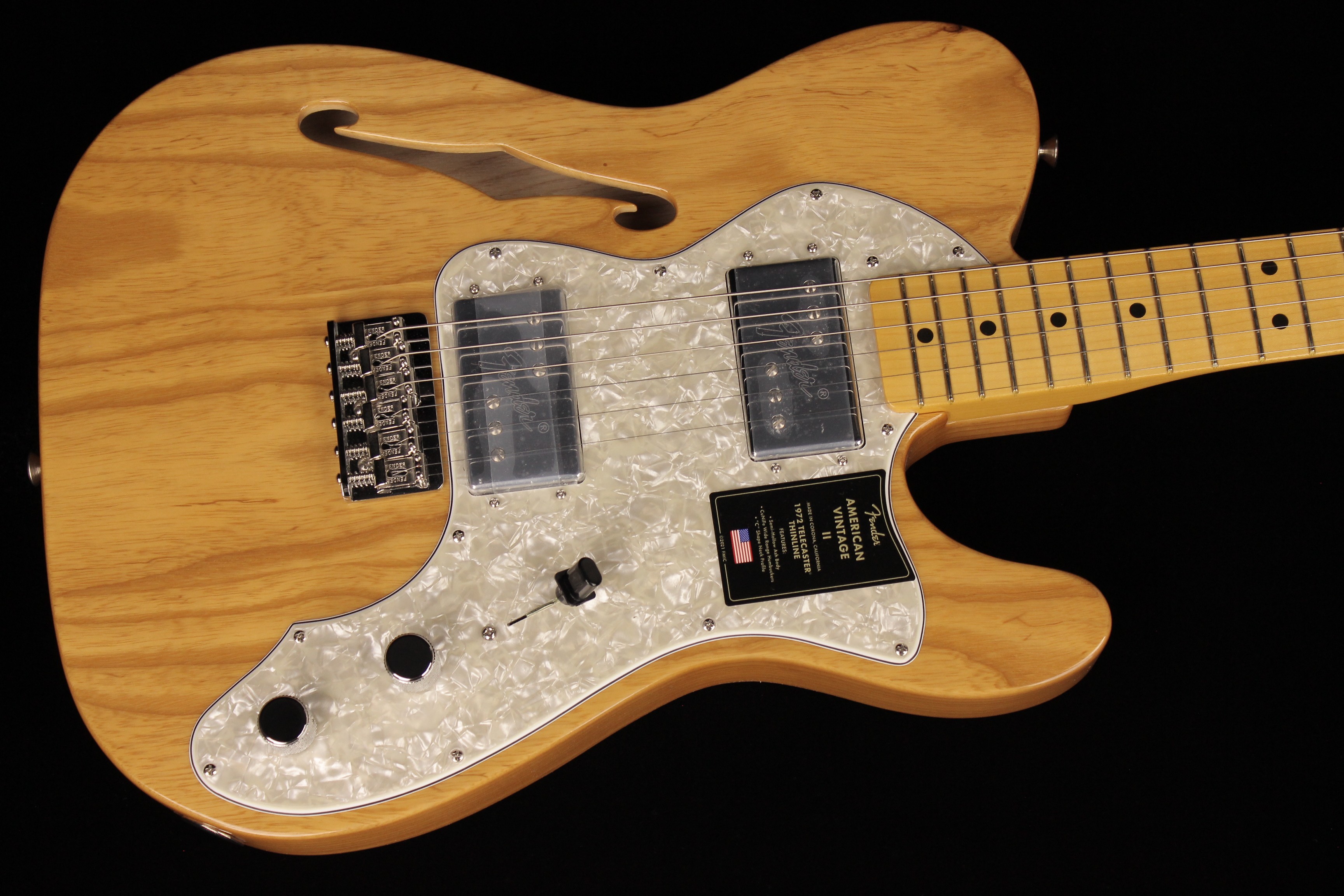 Fender American Vintage II 1972 Telecaster Thinline Aged Natural (SN ...