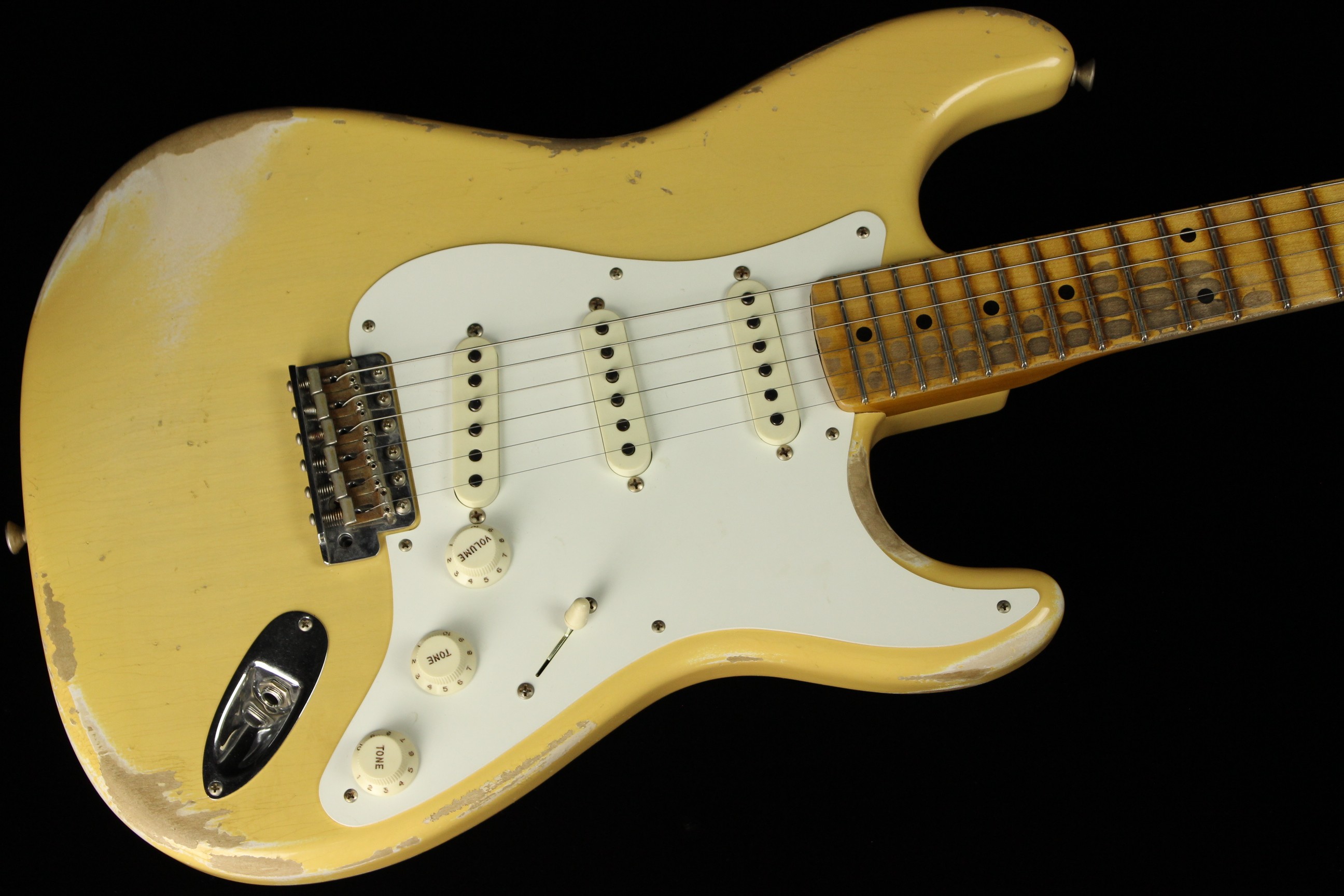 Fender Custom 1957 Stratocaster Heavy Relic Nocaster Blonde (SN: R88659 ...