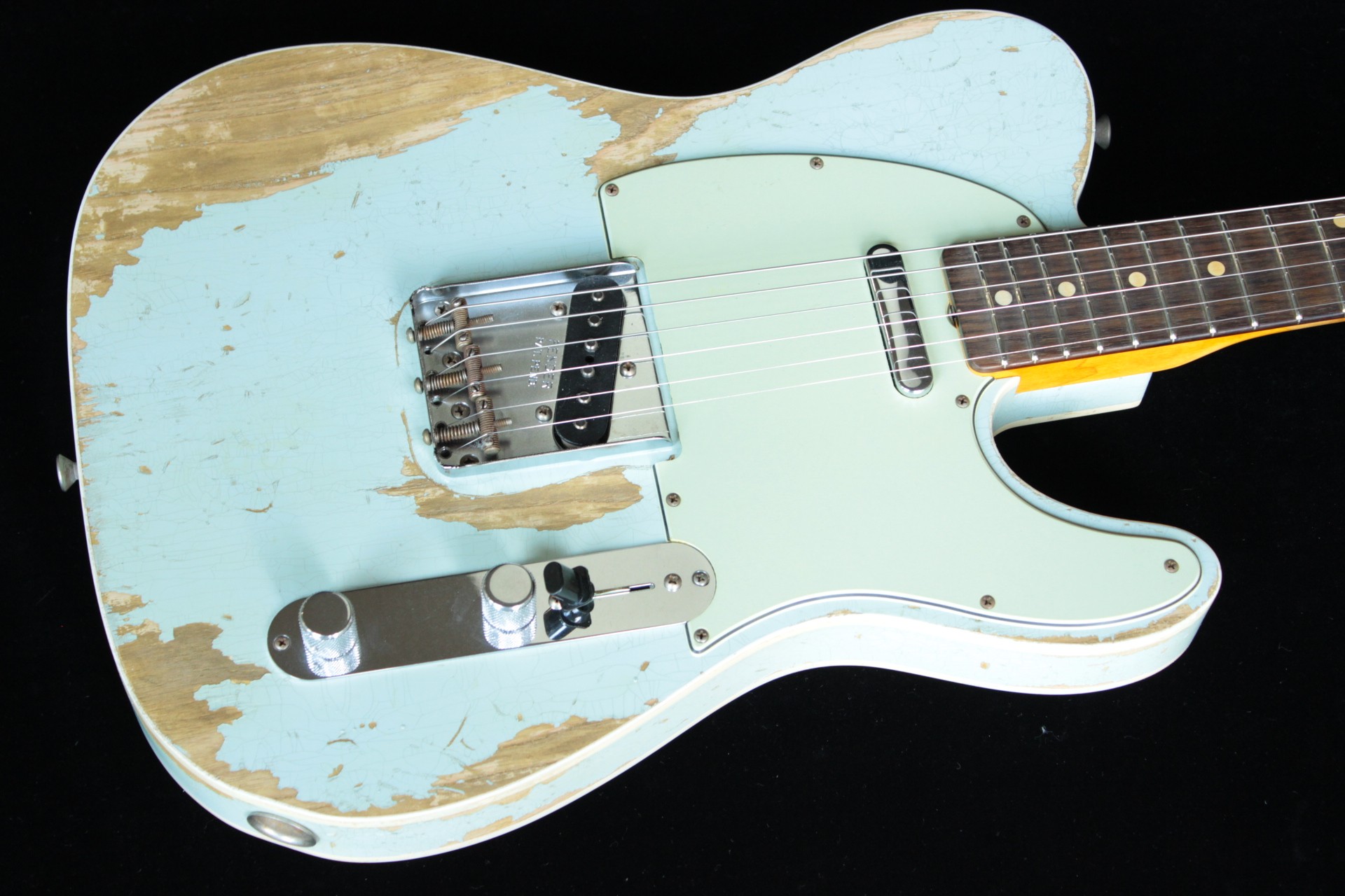 Fender Custom 1960 Super Heavy Relic Telecaster Aged Sonic Blue (SN ...