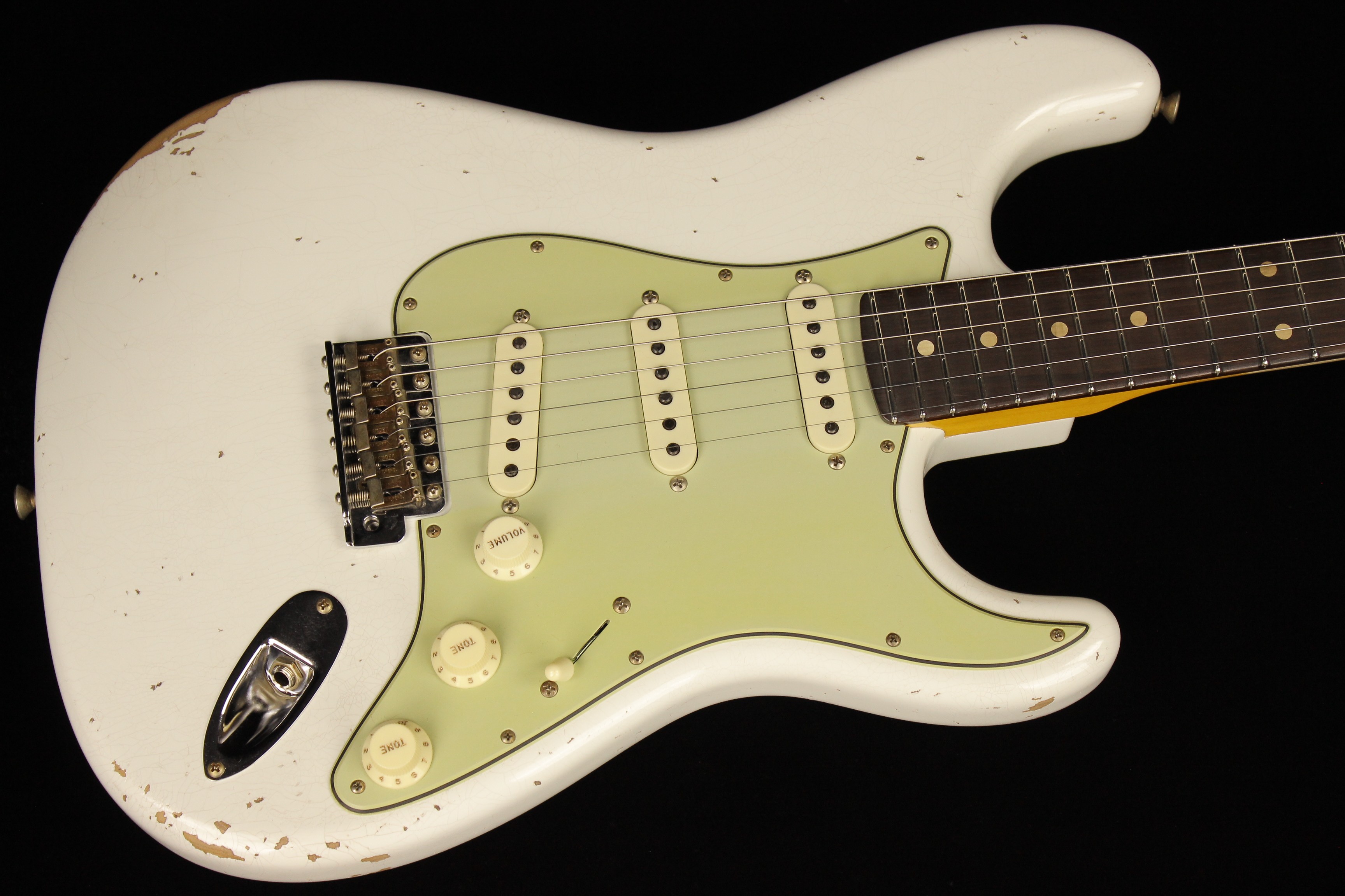 Fender Custom 1961 Stratocaster Relic Olympic White (SN: R127968 ...