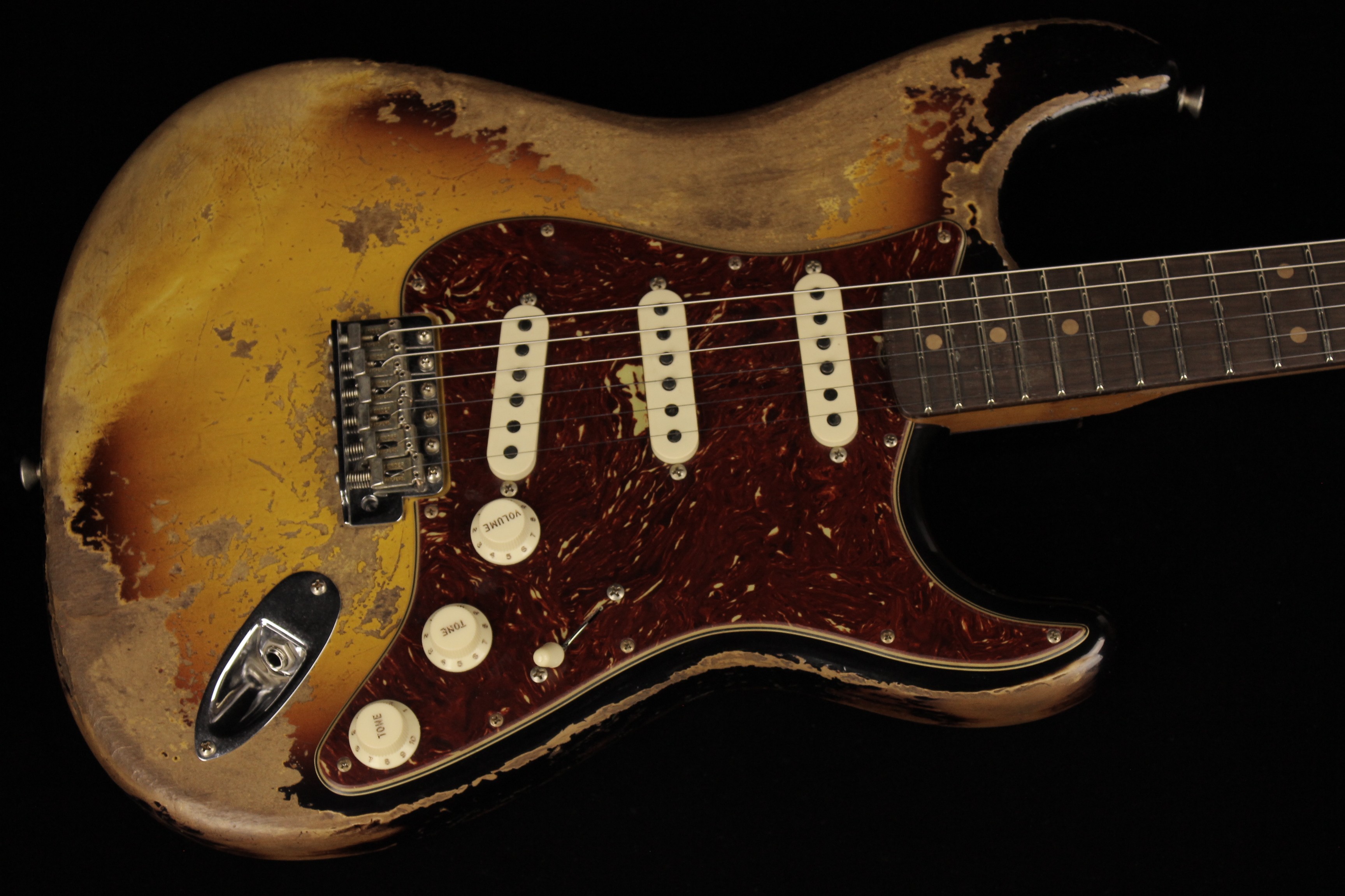 Fender Custom Limited Edition Roasted '61 Strat Super Heavy Relic Aged ...