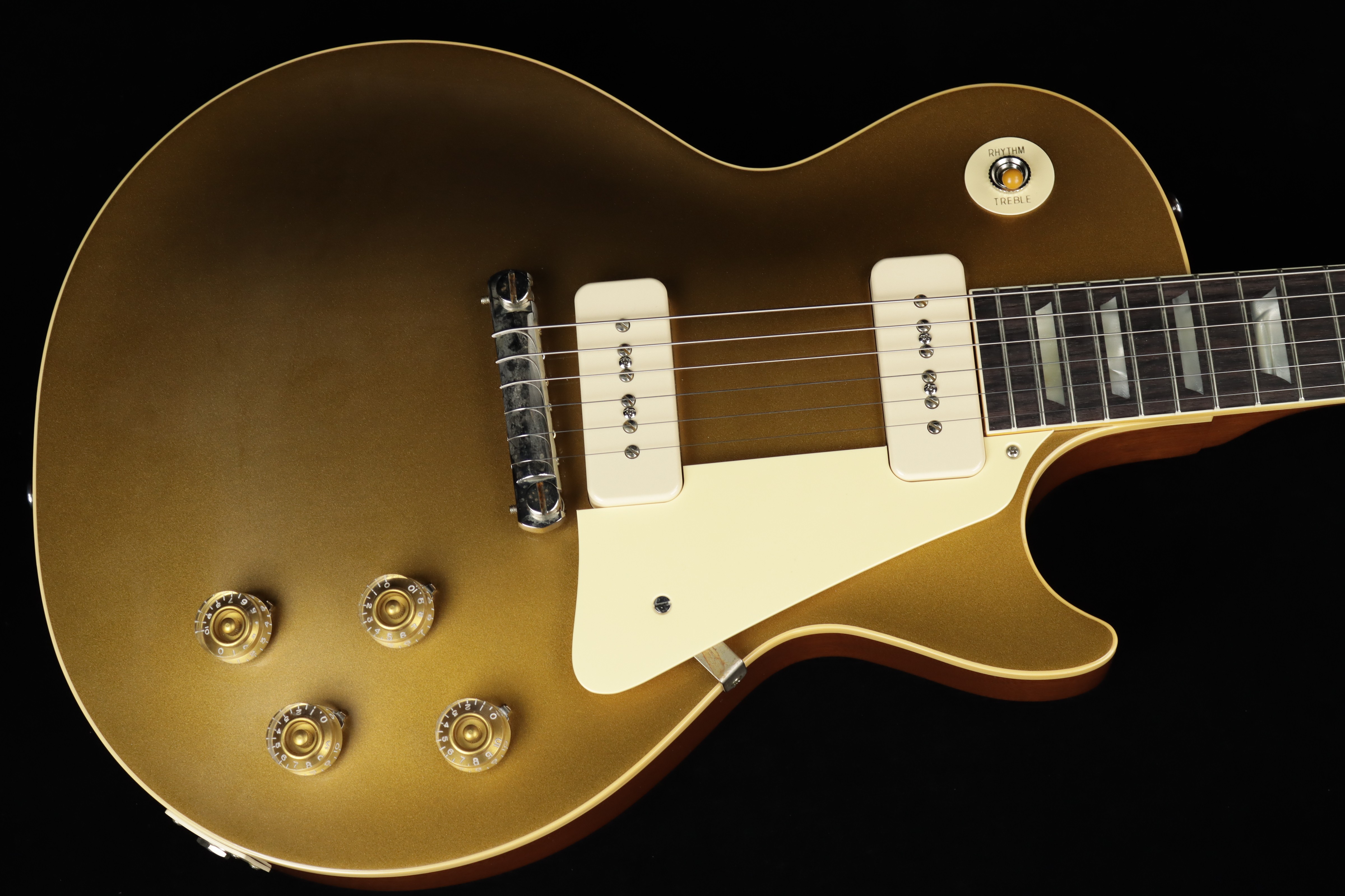 Gibson Custom 1954 Les Paul Goldtop Reissue VOS Double Gold (SN: 44430 ...