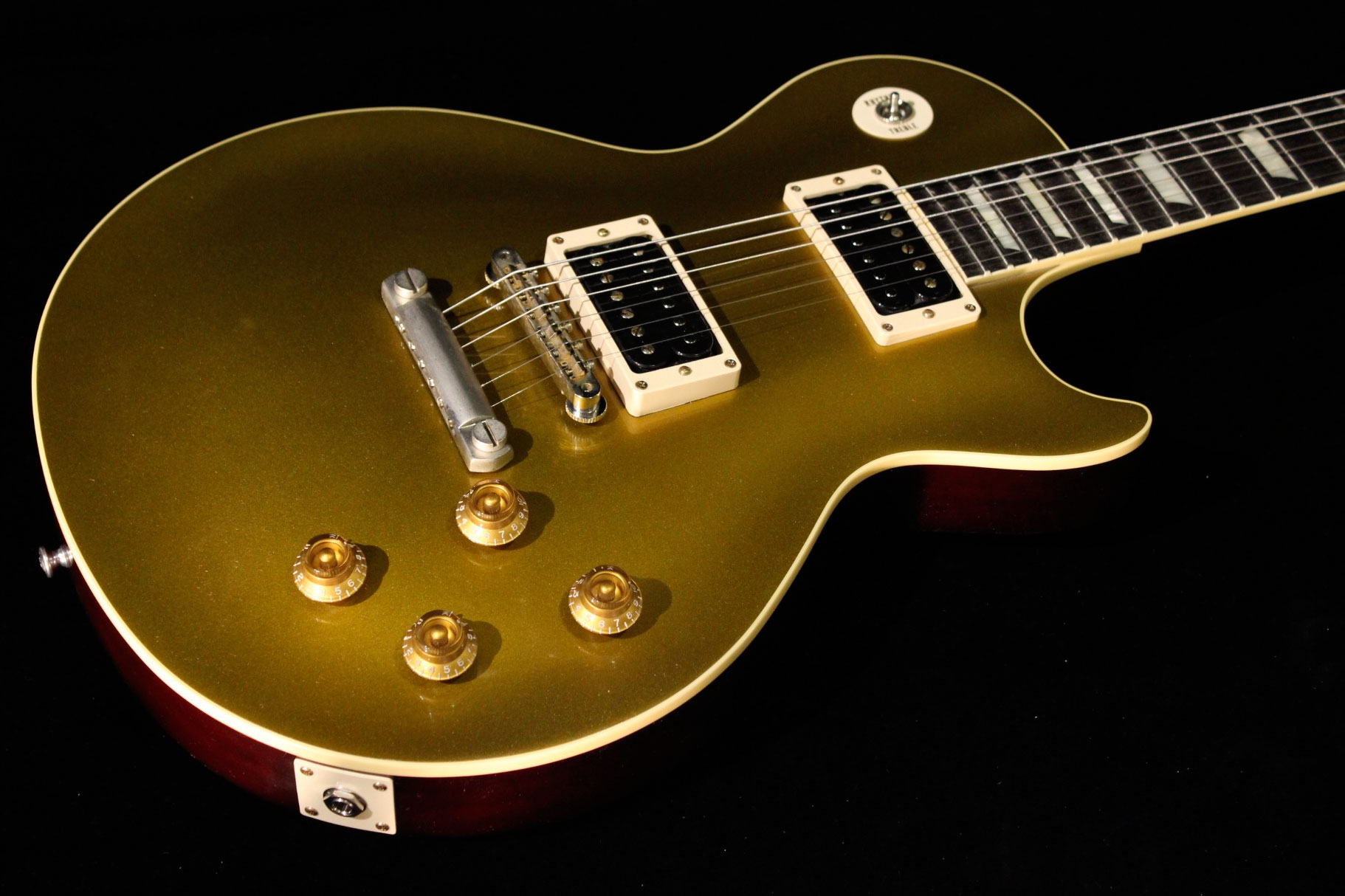 Gibson Custom 1957 Les Paul Goldtop M2M 2014 VOS Bullion Gold (SN: 74216) | Gino Guitars