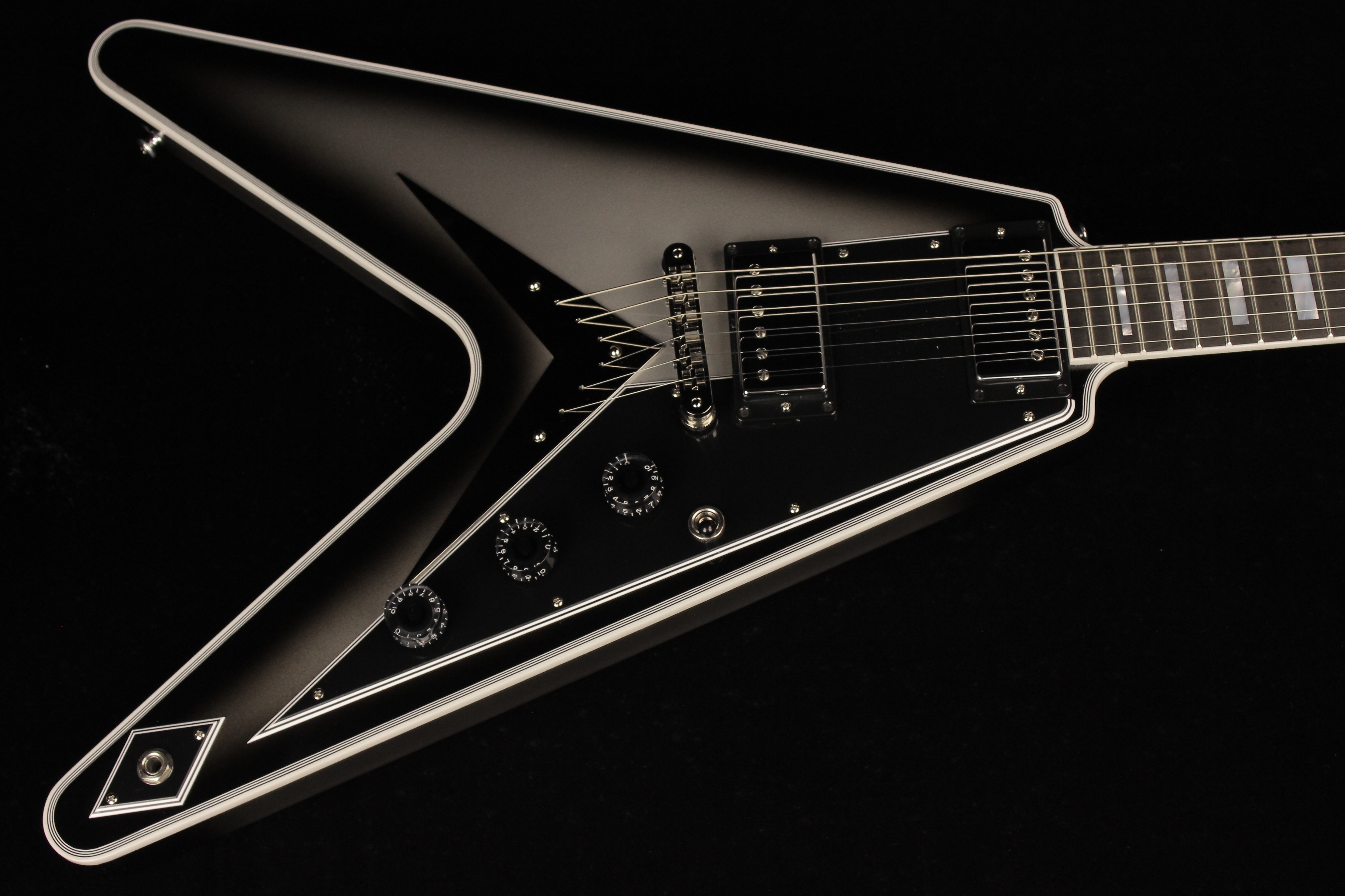 Gibson Custom Flying V Custom M2M Silverburst (SN: CS400519) | Gino Guitars