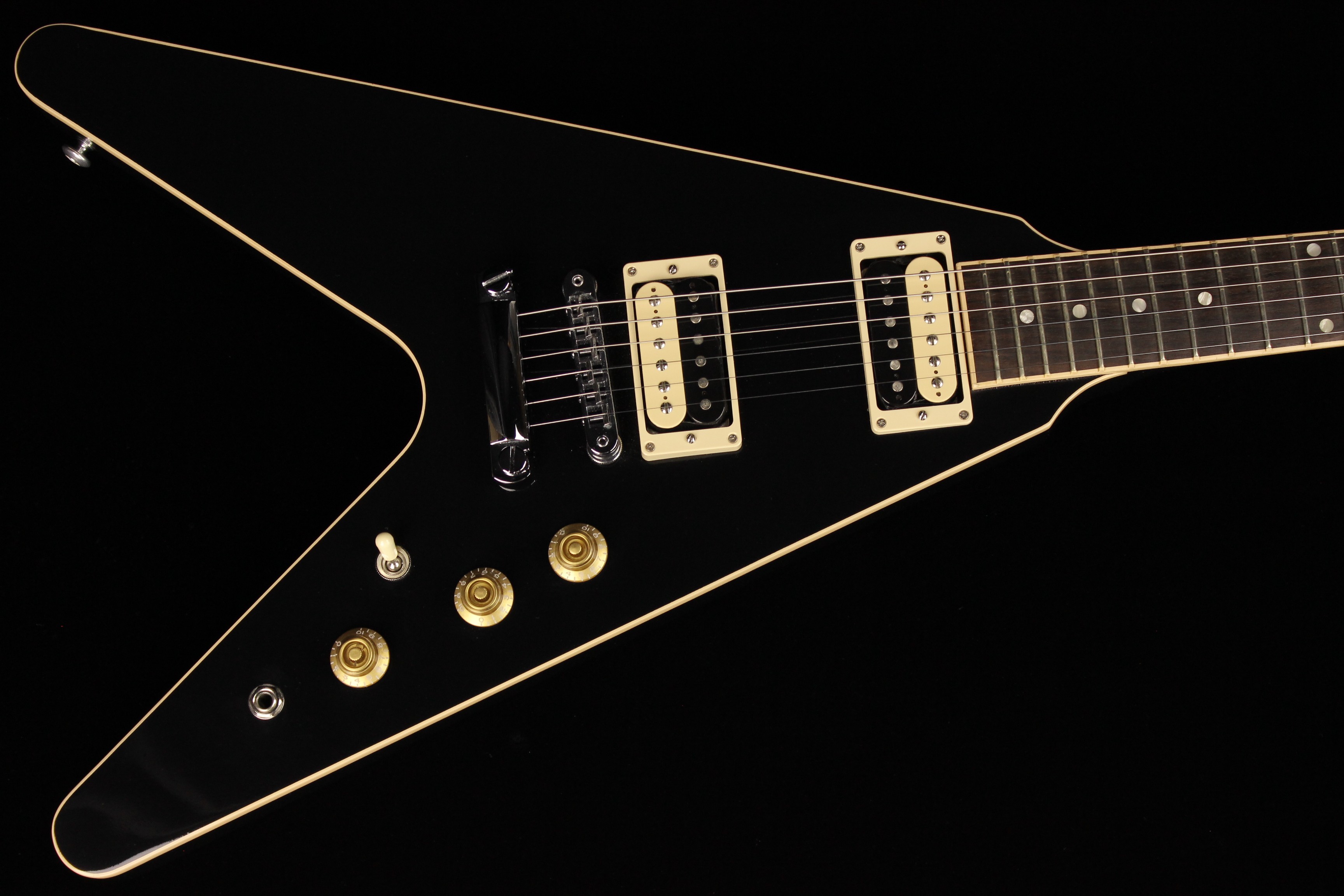 Gibson Flying Pro 2016 T Ebony (SN: 160068475) | Gino Guitars