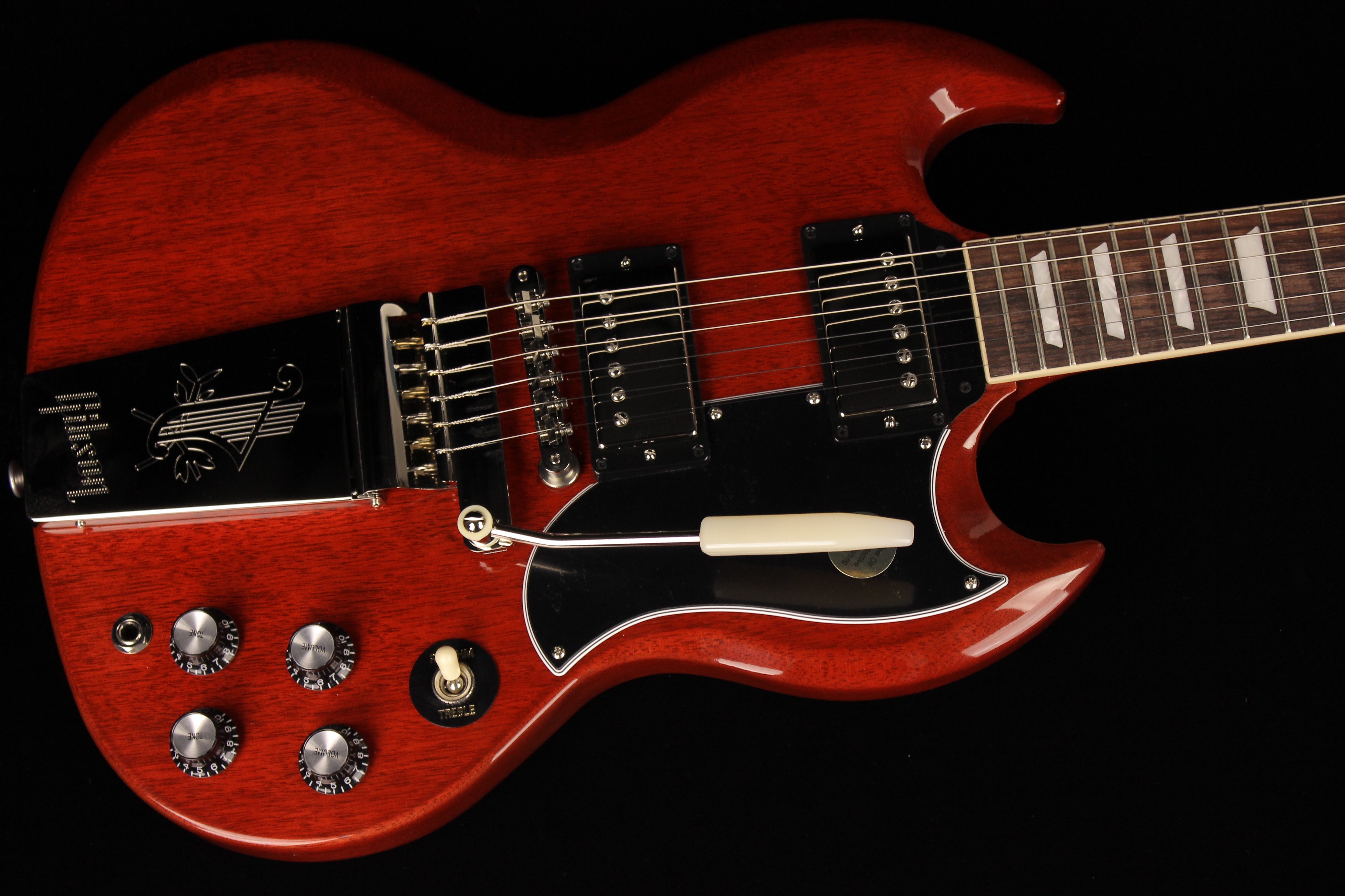 Gibson SG Standard '61 Maestro Vibrola Vintage Cherry (SN: 228520144) | Gino Guitars