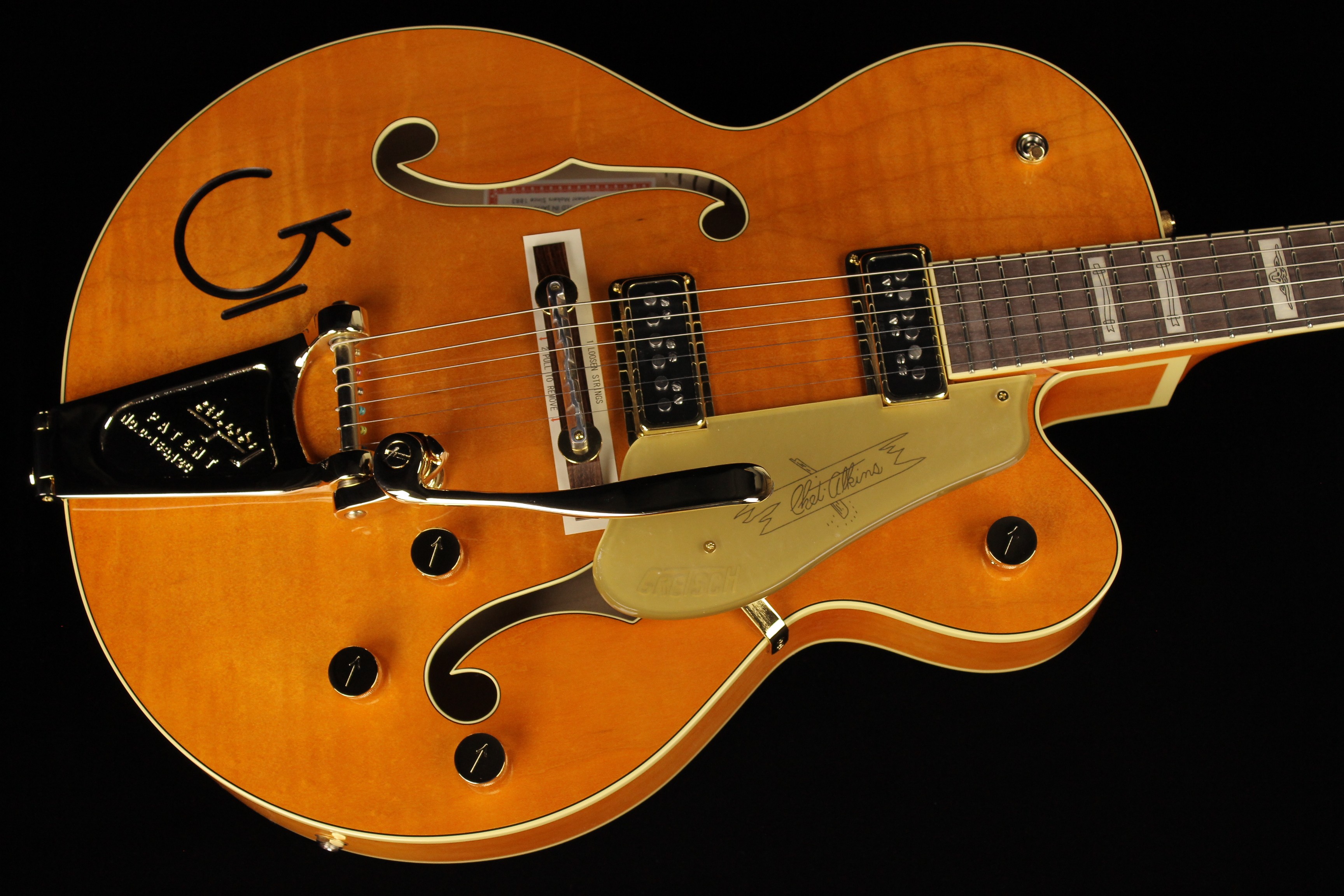 Gretsch G6120T-55 Vintage Select Edition '55 Chet Atkins Western Orange ...