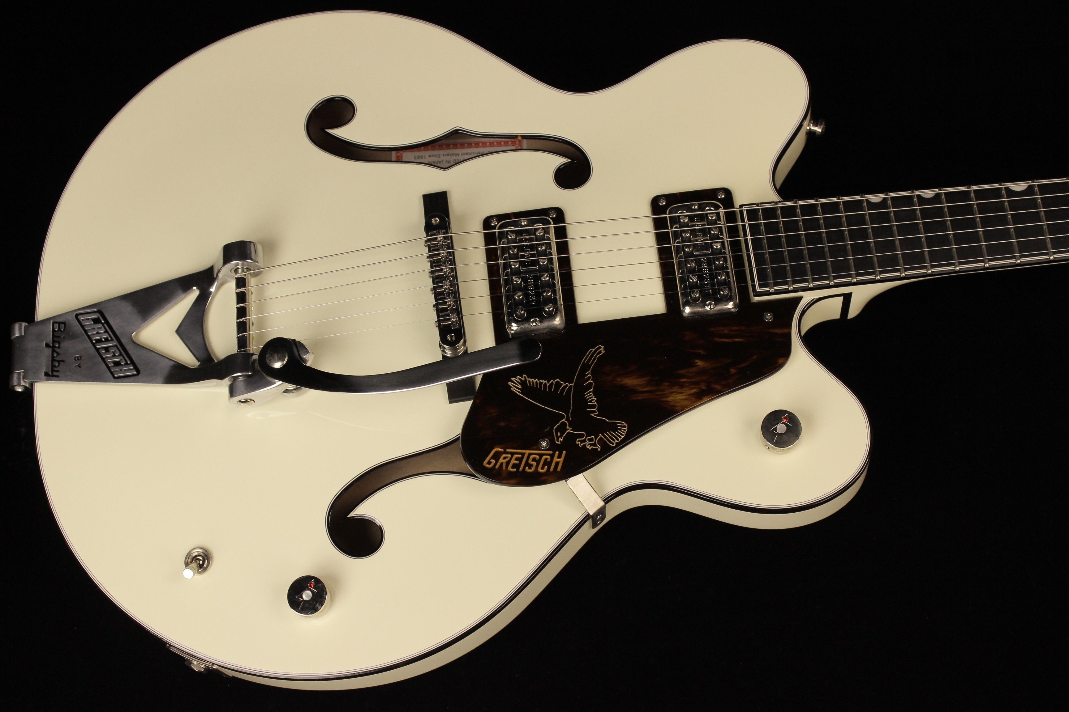 Gretsch G6636T-RF Richard Fortus Signature Falcon White (SN: JT22041730 ...