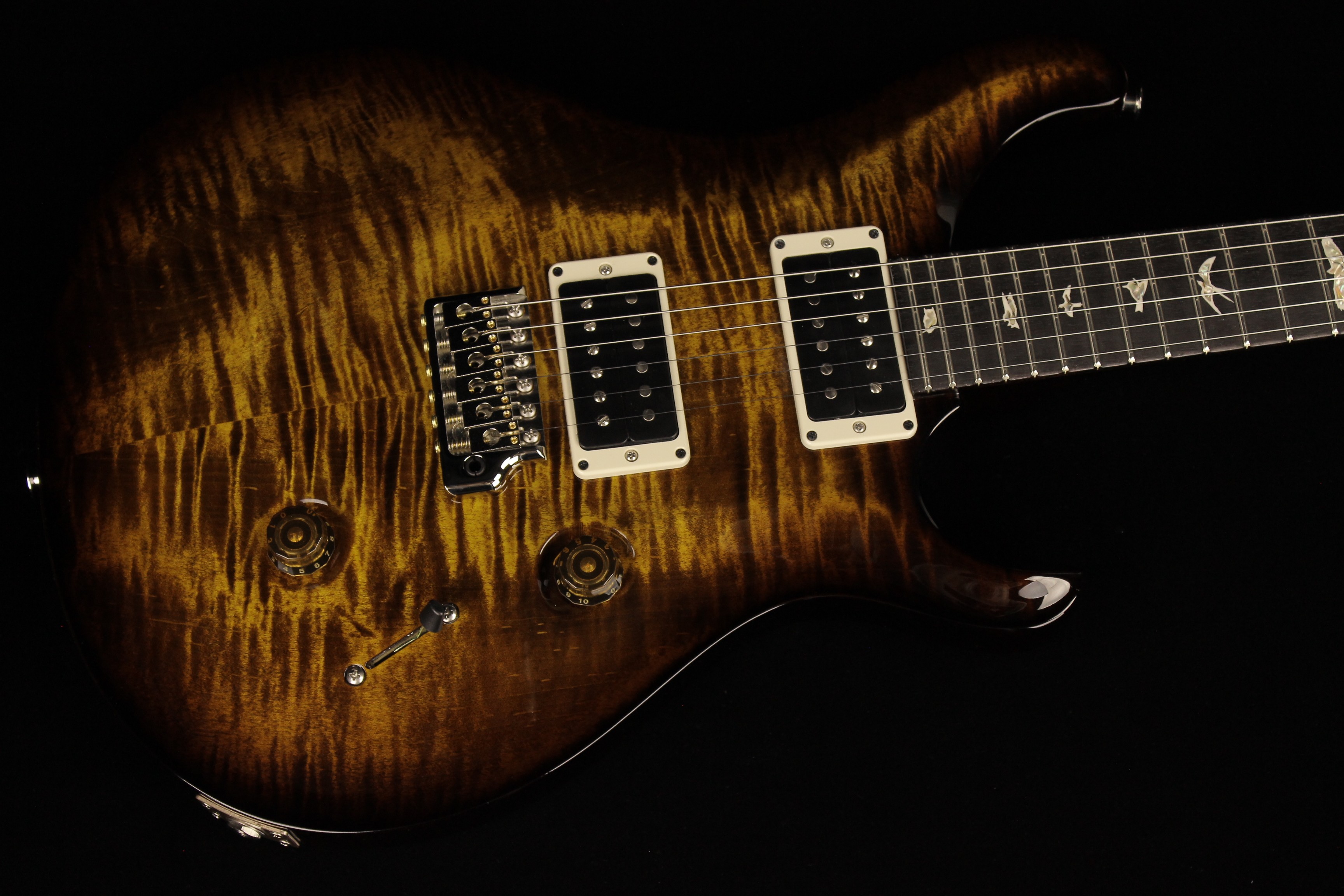 Paul Reed Smith Custom 24 Black Gold Burst (SN: 0356879) | Gino Guitars