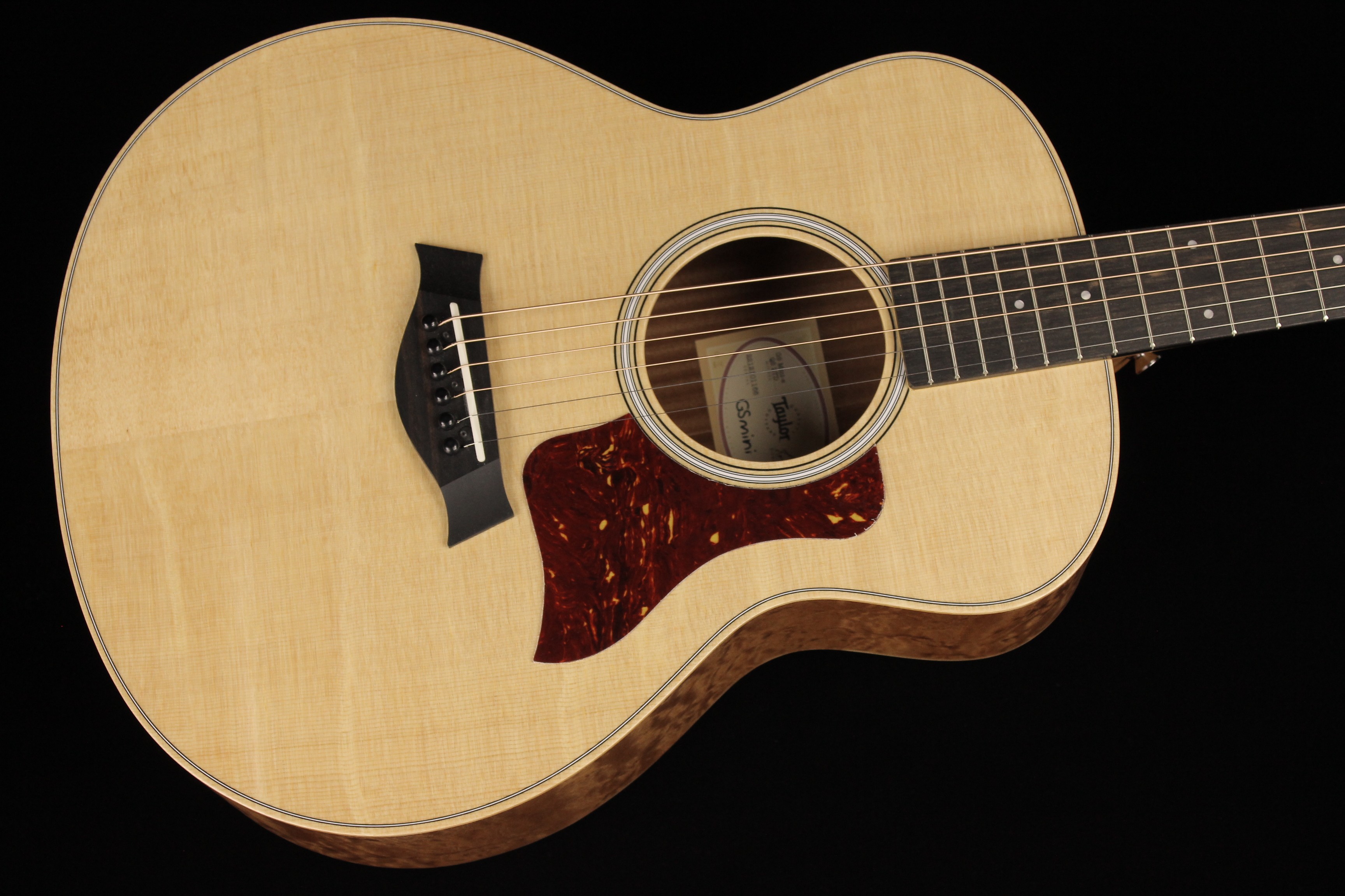 Taylor GS Mini-e Quilted Sapele Limited Natural (SN: 2212101166) | Gino ...
