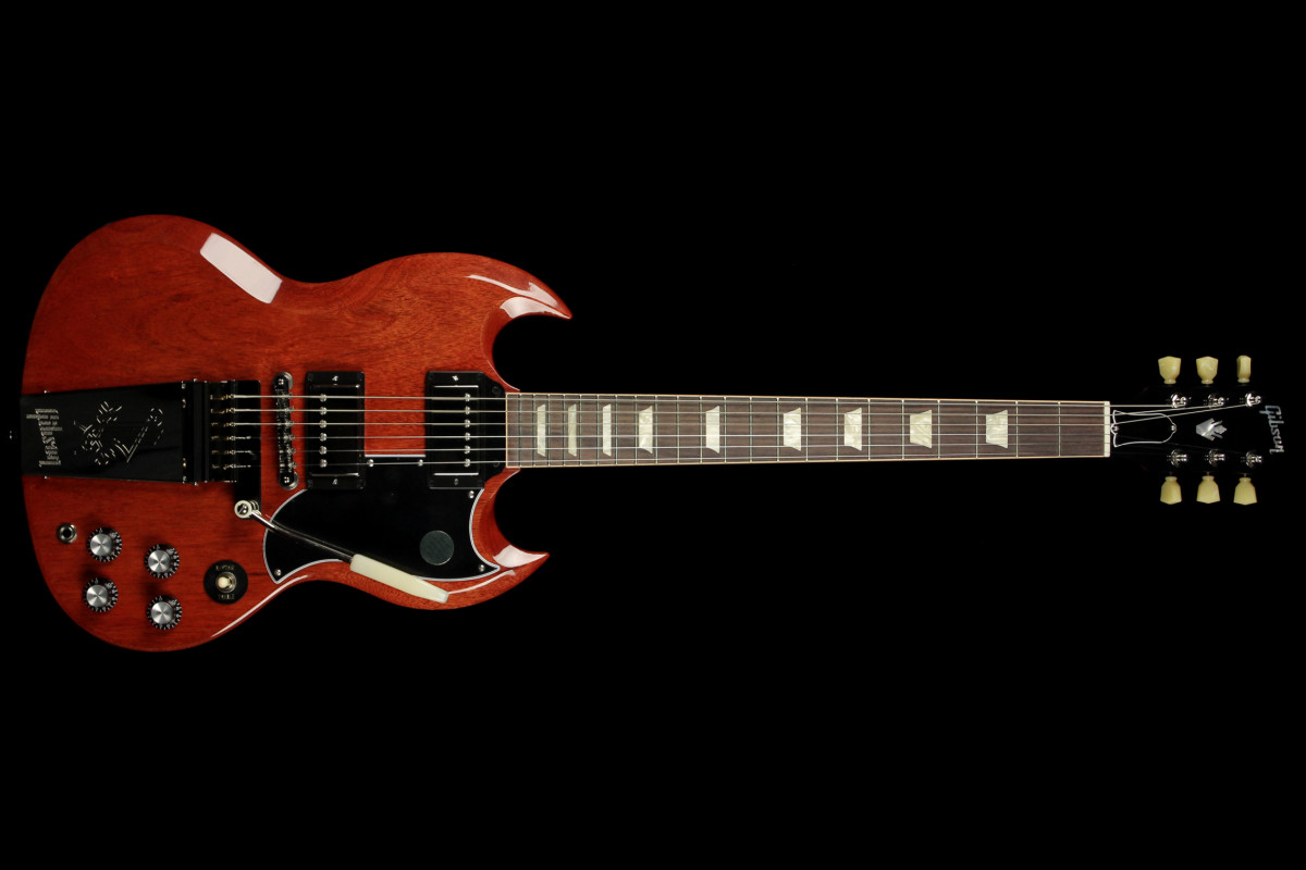 Gibson Sg Standard 61 Maestro Vibrola Vintage Cherry Gino Guitars