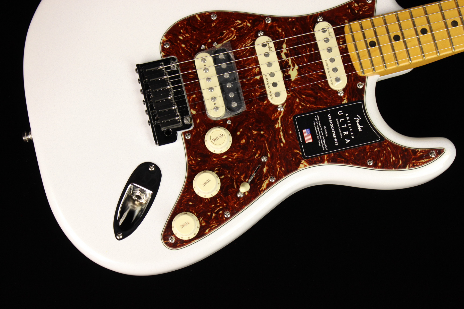 Fender American Ultra Stratocaster HSS Artic Pearl (SN: US210042290 ...
