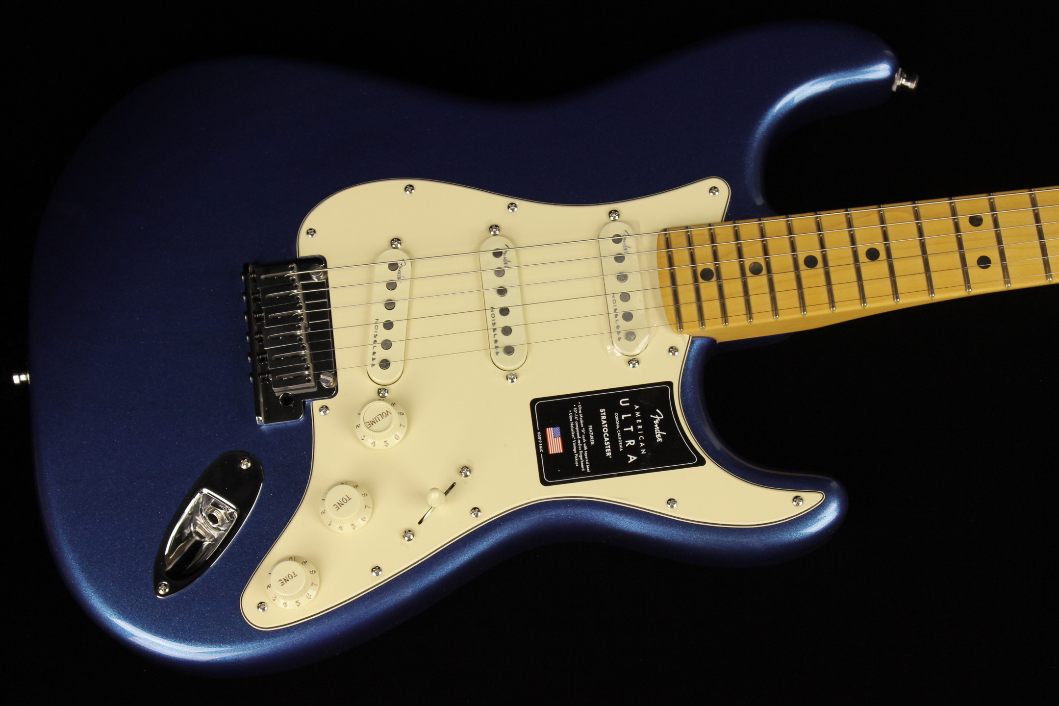 Fender American Ultra Stratocaster Cobra Blue (SN: US210106832) | Gino ...