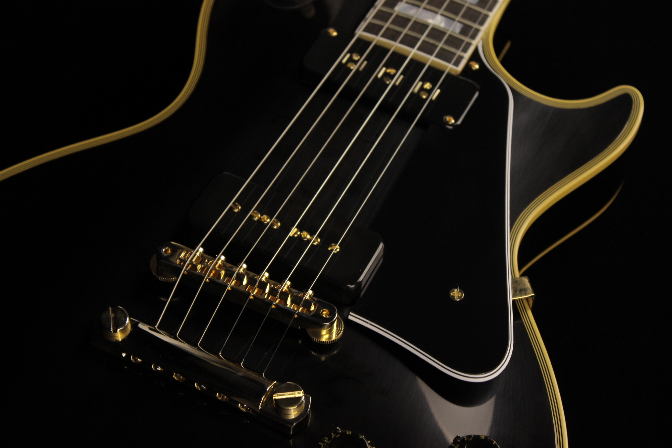 Gibson Custom 1954 Les Paul Custom Staple Pickup Reissue VOS Ebony (SN ...