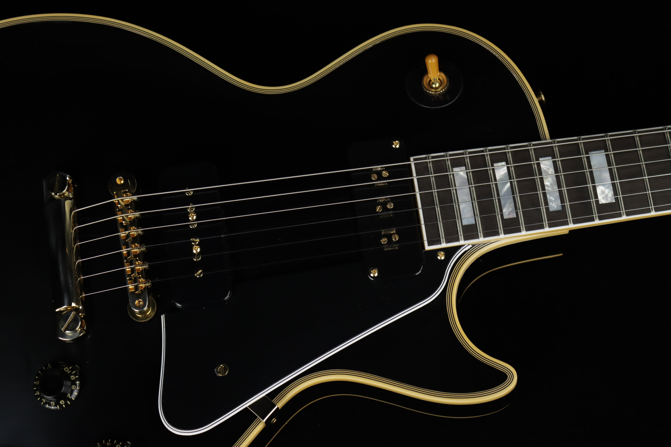 Gibson Custom 1954 Les Paul Custom Staple Pickup Reissue VOS Ebony (SN ...