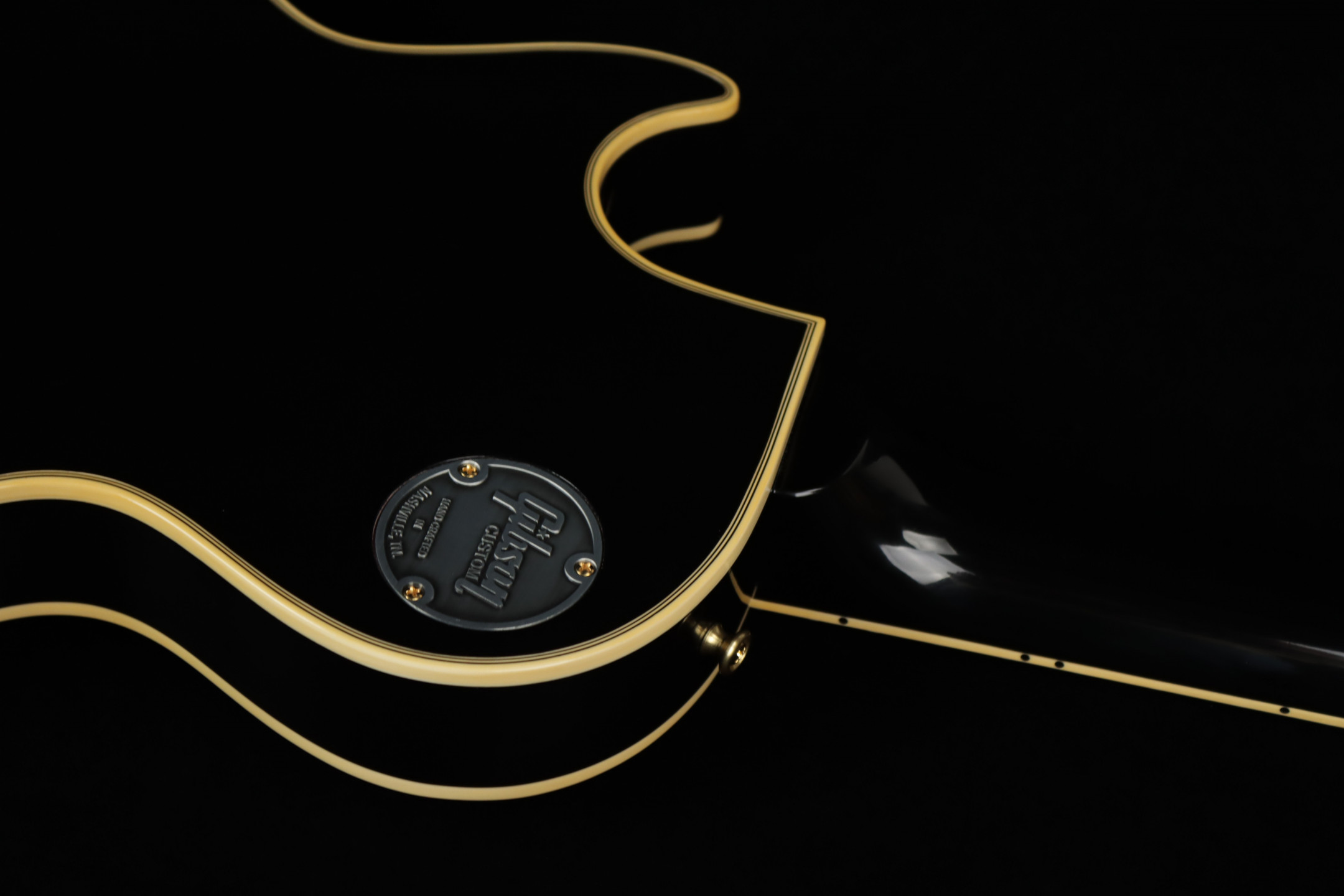 Gibson Custom 1954 Les Paul Custom Staple Pickup Reissue VOS Ebony (SN ...