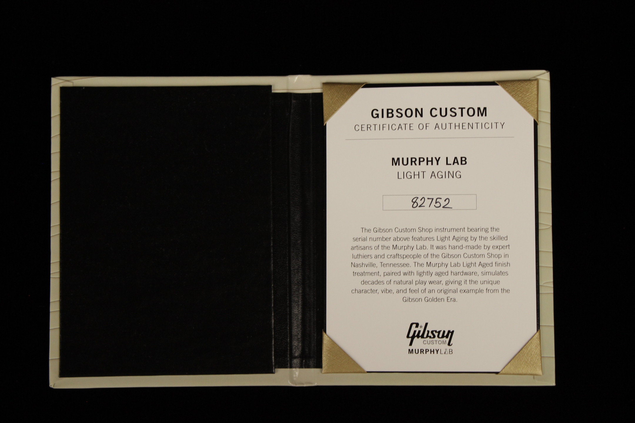 Gibson Custom Murphy Lab 1958 Les Paul Standard Reissue Light Aged ...