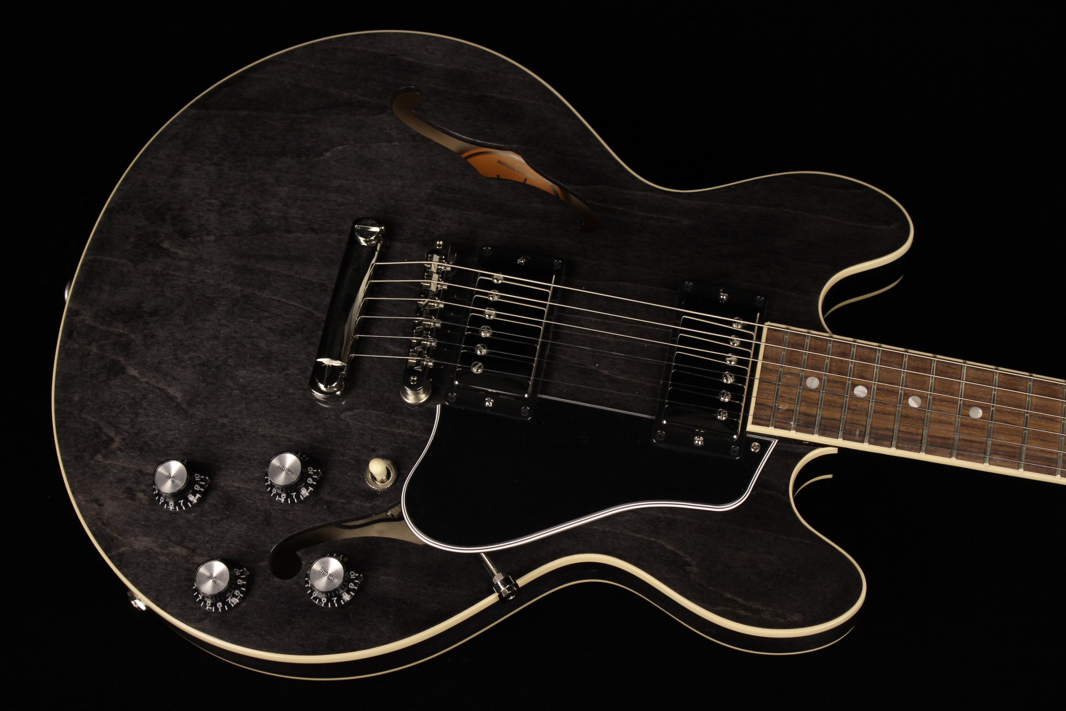 Gibson ES-339 Trans Ebony (SN: 228020001) | Gino Guitars